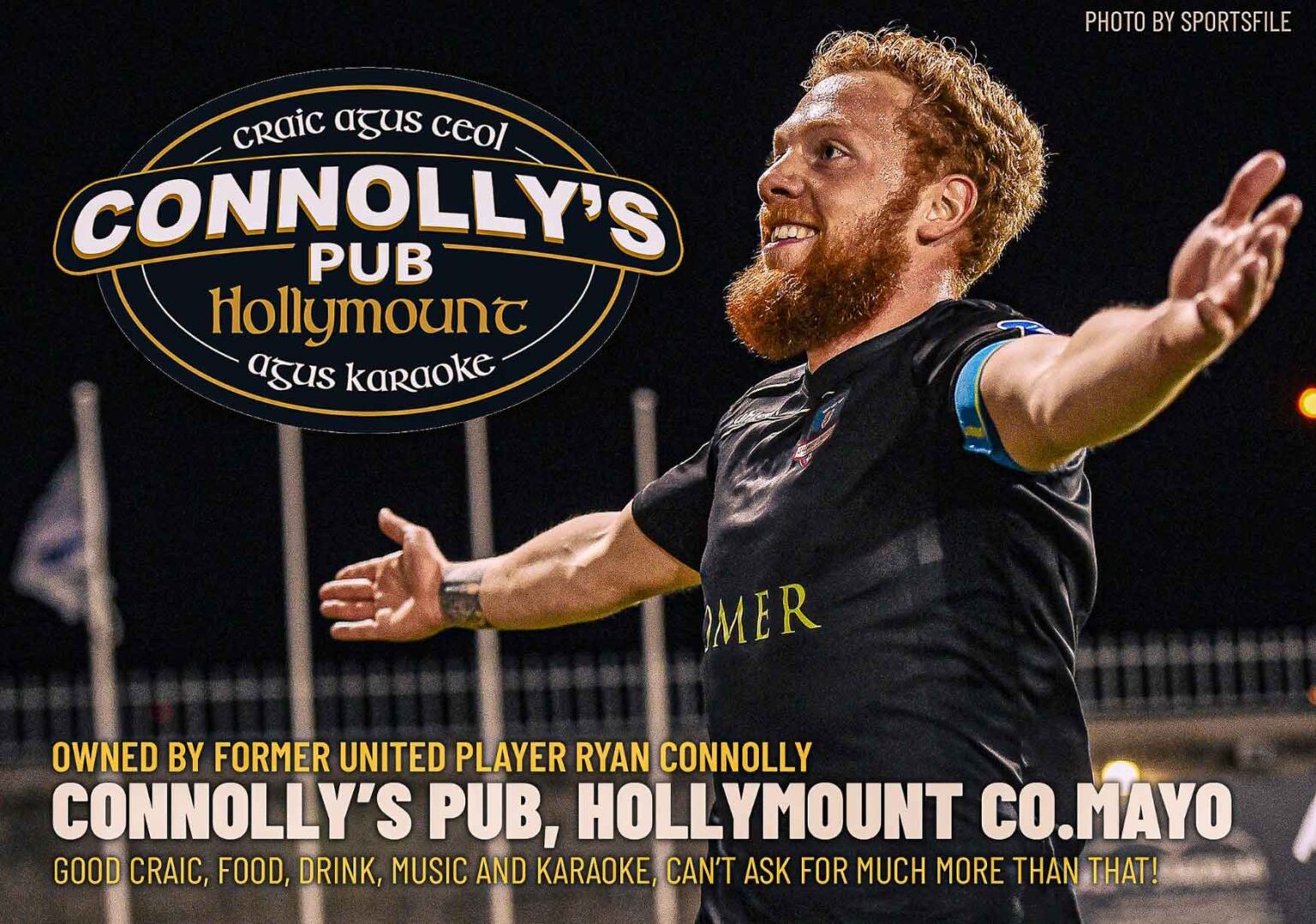 Galway United » Connolly’s Pub join as Match Ball Partners for Senior Men’s game against Shelbourne