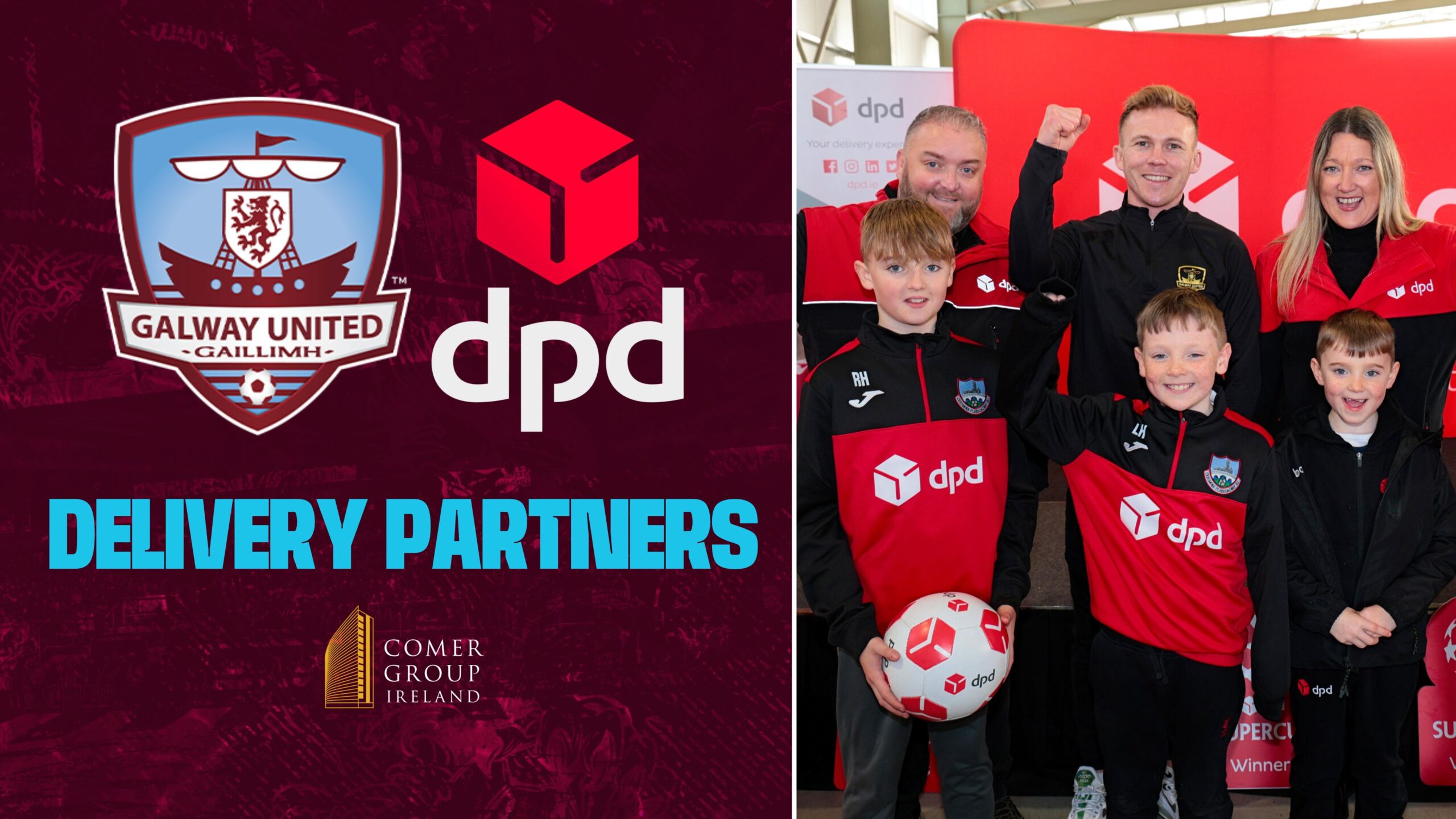 DPD join forces with Galway United as Delivery Partners - Galway United