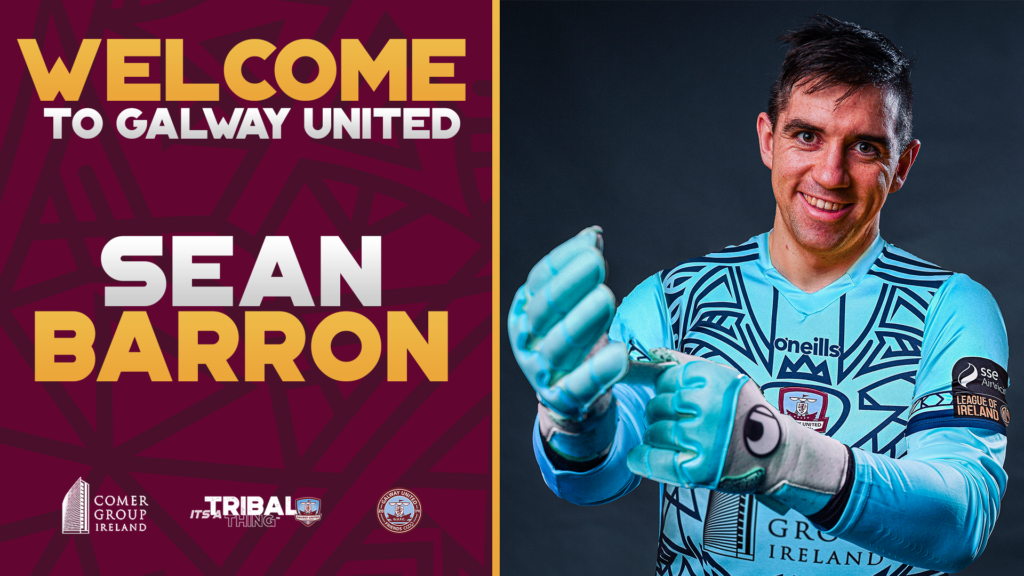 Sean Barron Joins Galway United - Galway United