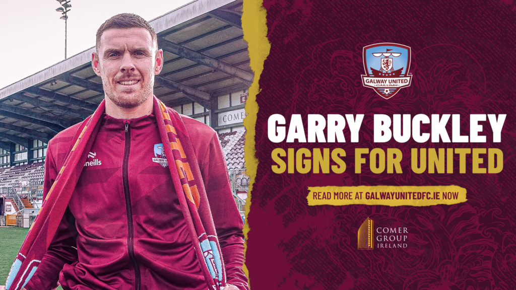 Garry Buckley signs for United - Galway United