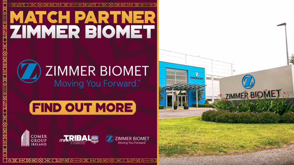 Zimmer Biomet Join as Matchday Partners - Galway United